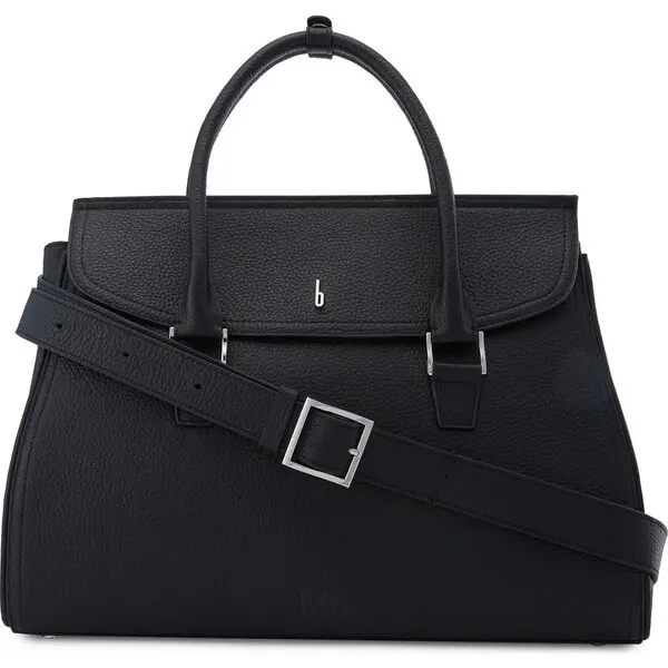 BEHNO Large Coco Pebble Leather Satchel