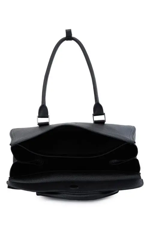 BEHNO Large Coco Pebble Leather Satchel