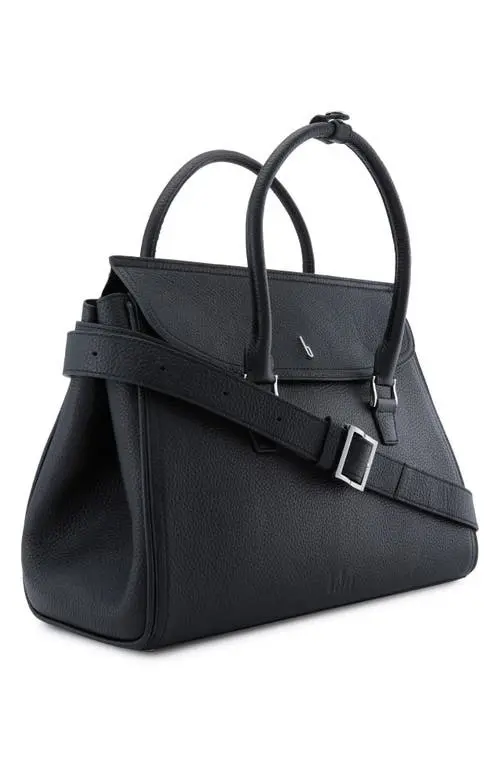 BEHNO Large Coco Pebble Leather Satchel