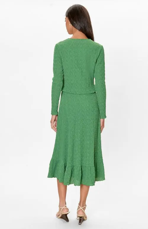 Rebecca Taylor Taryn Knit Cardigan - Forest Green