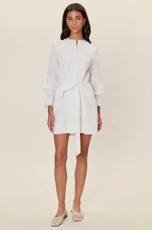 Rebecca Taylor Lorelai Tunic Dress - Ivory