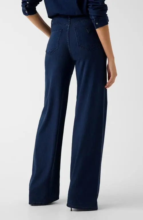 Guess Blossom Drawstring Wide-leg Jeans