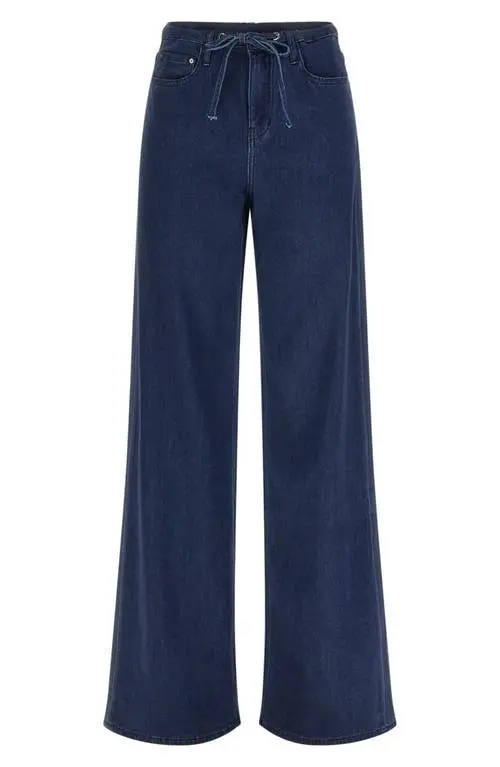 Guess Blossom Drawstring Wide-leg Jeans