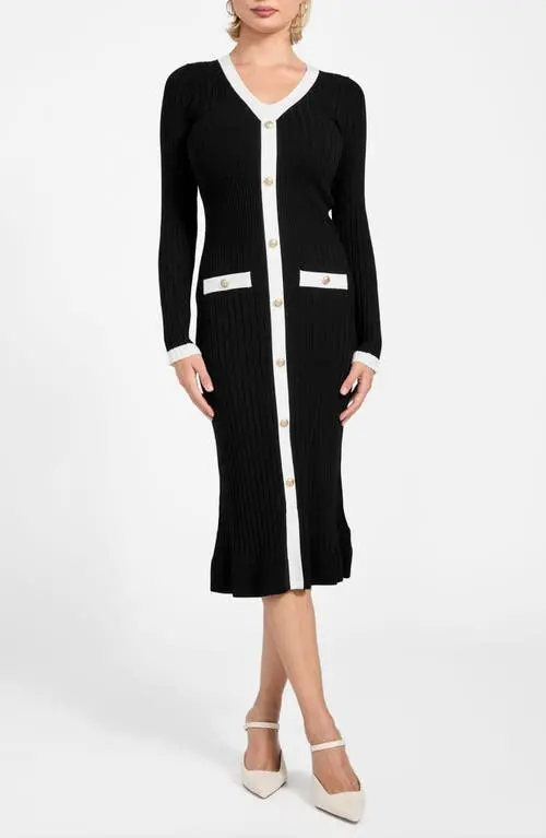 Guess Laurel Long-sleeve Sweater Dress