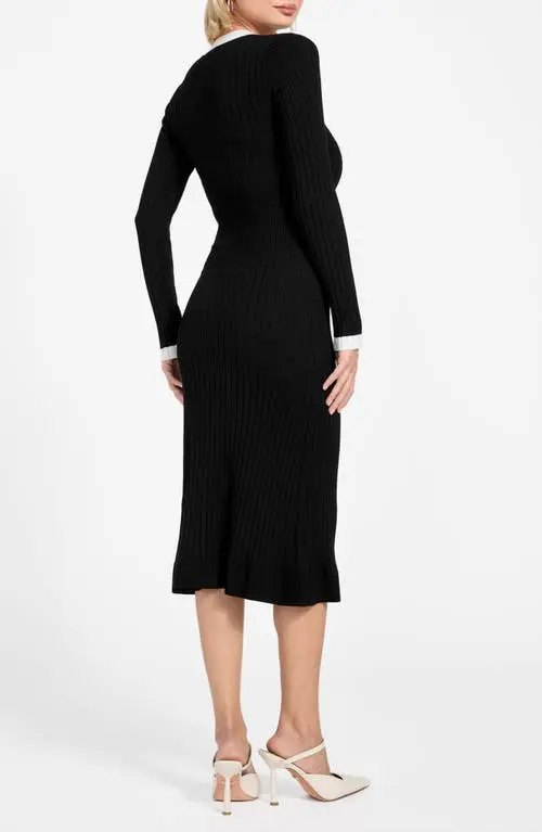 Guess Laurel Long-sleeve Sweater Dress