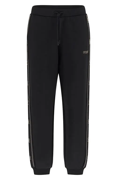 Guess Octavia Rhinestone Joggers - Black