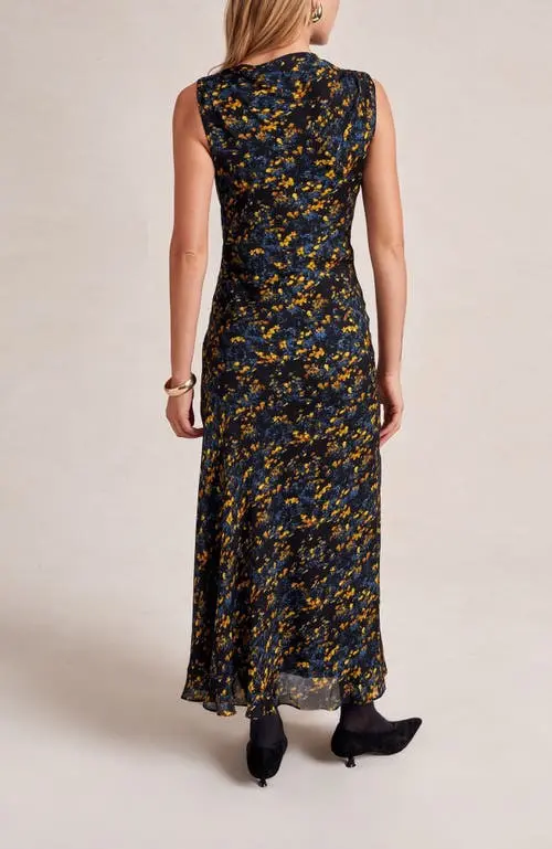 LA LIGNE Michaela Printed Silk Dress