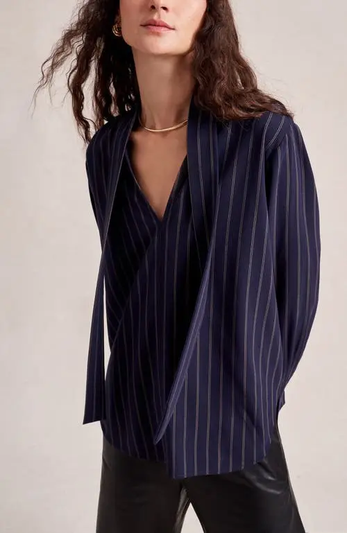 LA LIGNE Pinstripe Roman Shirt