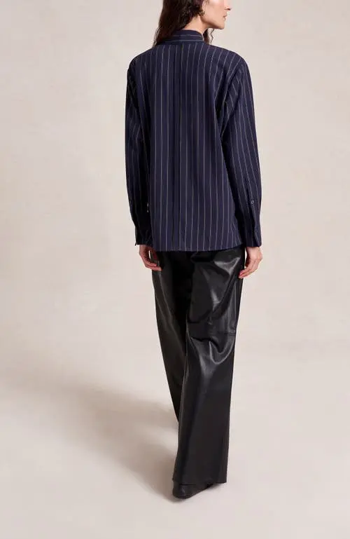LA LIGNE Pinstripe Roman Shirt