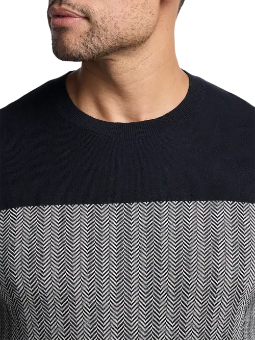 PAUL FREDRICK Cotton Crewneck Pullover