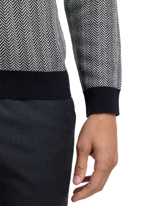 PAUL FREDRICK Cotton Crewneck Pullover