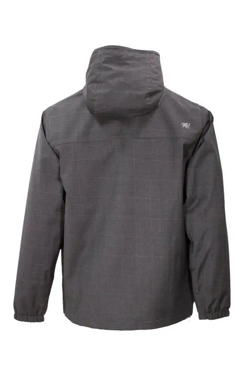 LORDS OF HARLECH Luca Waterproof Wool Jacket - Charcoal