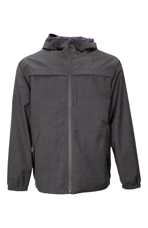 LORDS OF HARLECH Luca Waterproof Wool Jacket - Charcoal