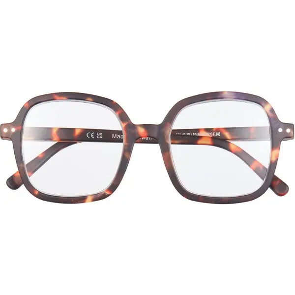 IZIPIZI 47mm Square Reading Glasses - Tortoise