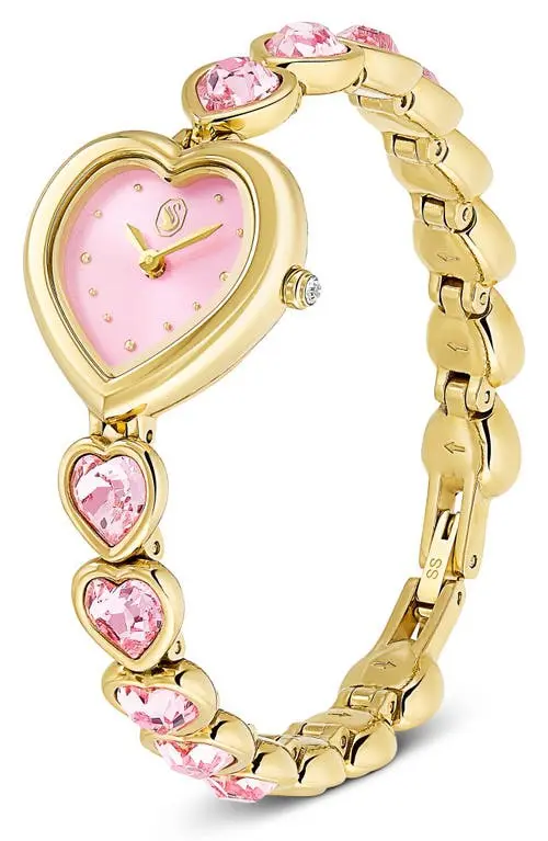 SWAROVSKI Idyllia Heart Crystal Bracelet Watch