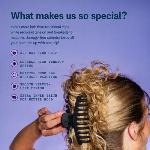 GIMME BEAUTY Xl Barrel Claw Clip For Thick Hair