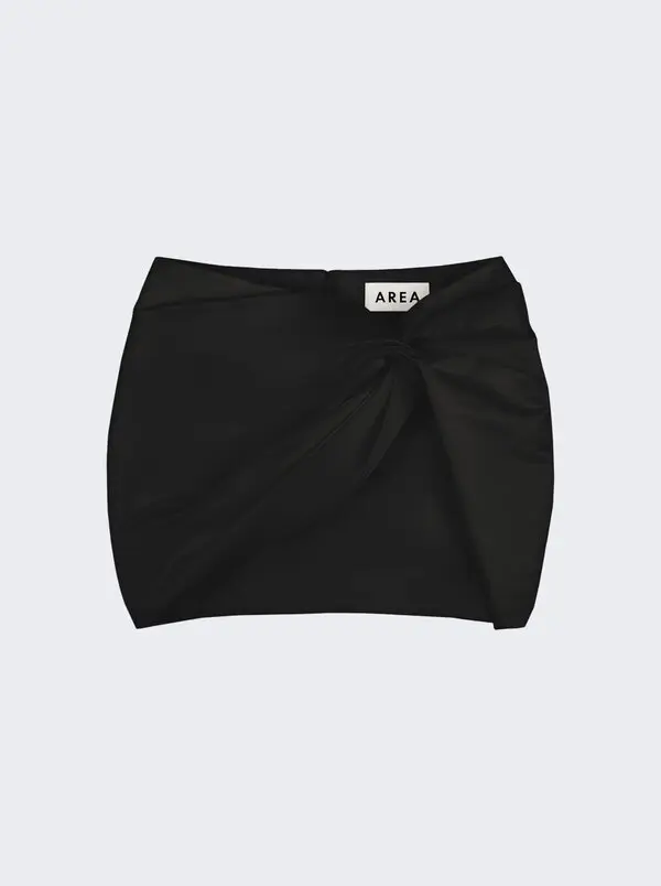 AREA Wrapped Mini Skirt