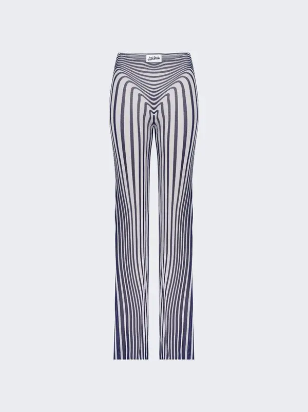 JEAN PAUL GAULTIER Re-edition Flare Pants - Blue