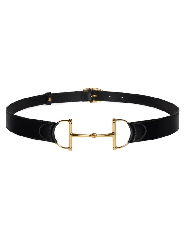 Gucci Oversize Clamp Belt - Black