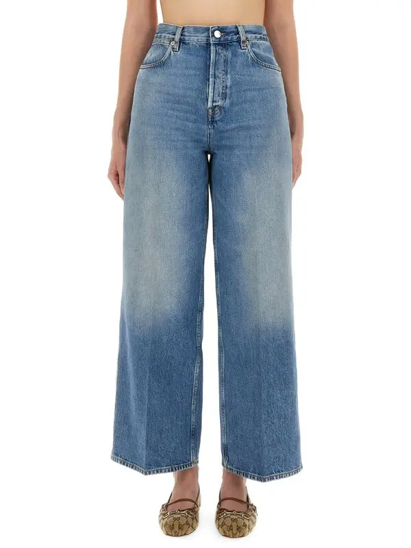 Gucci Wide Leg Jeans