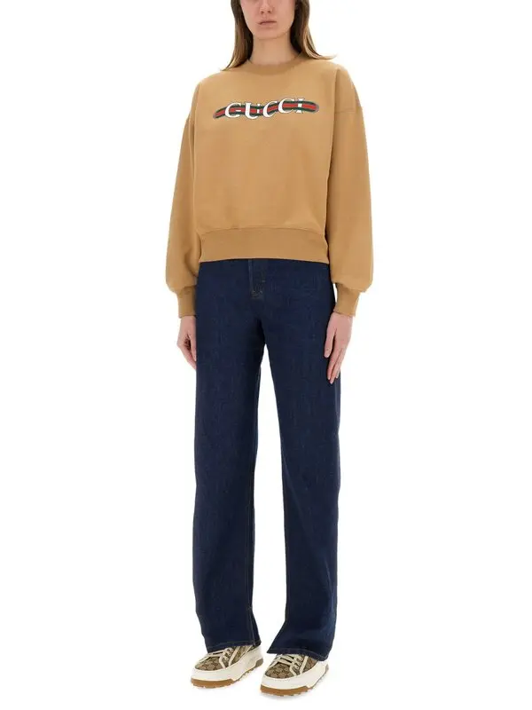 Gucci Printed Cotton Jersey Sweatshirt