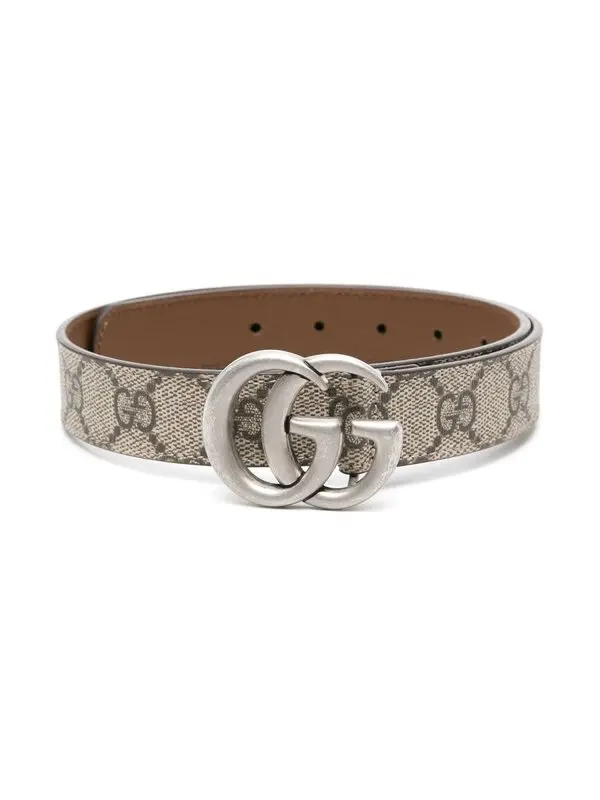 Gucci Logo Belt - Beige
