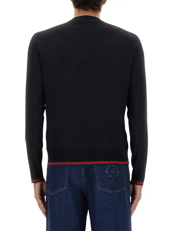 Gucci Patterned Wool Sweater - Blue