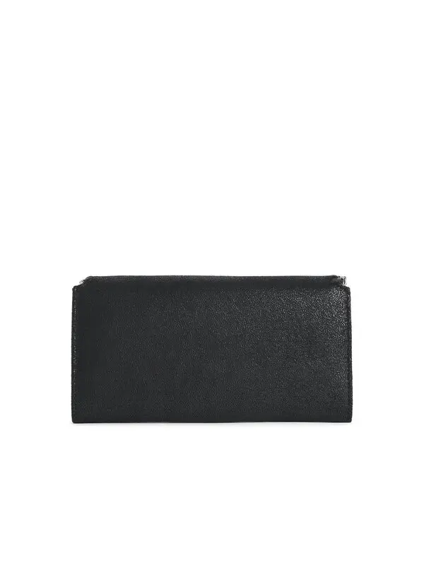 Stella McCartney Continental' Wallet With 'falabella' Flap In Eco Pele