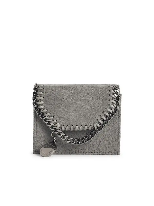 Stella McCartney Falabella Tri Fold' Wallet In 'shaggy Deer - Grey