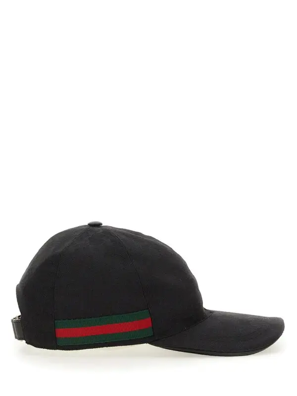 Gucci Baseball Cap With Web