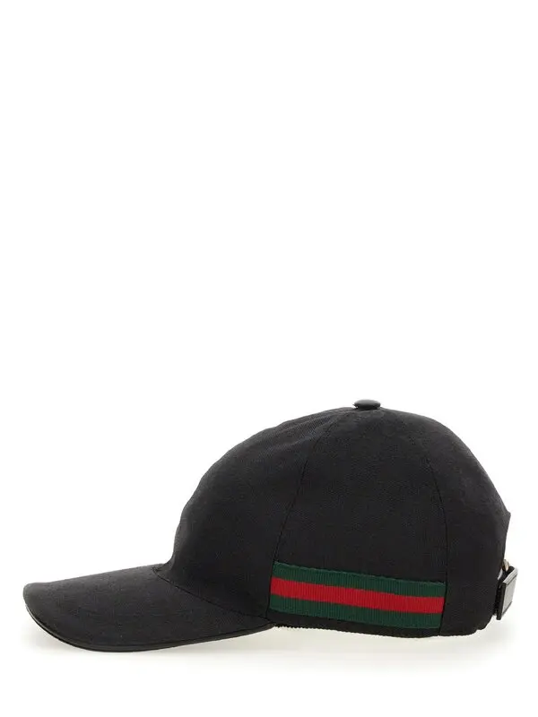Gucci Baseball Cap With Web