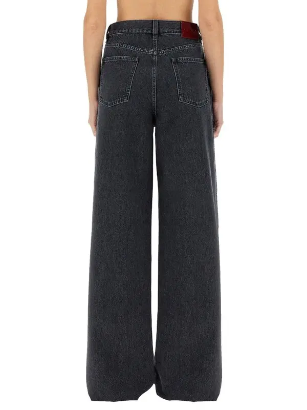 Gucci Wide Leg Denim Pants