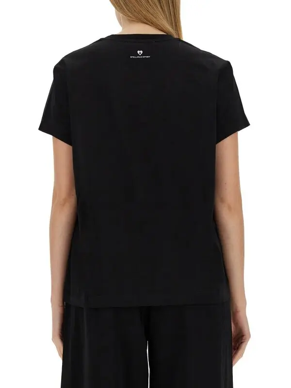 Stella McCartney Logo T-shirt - Black