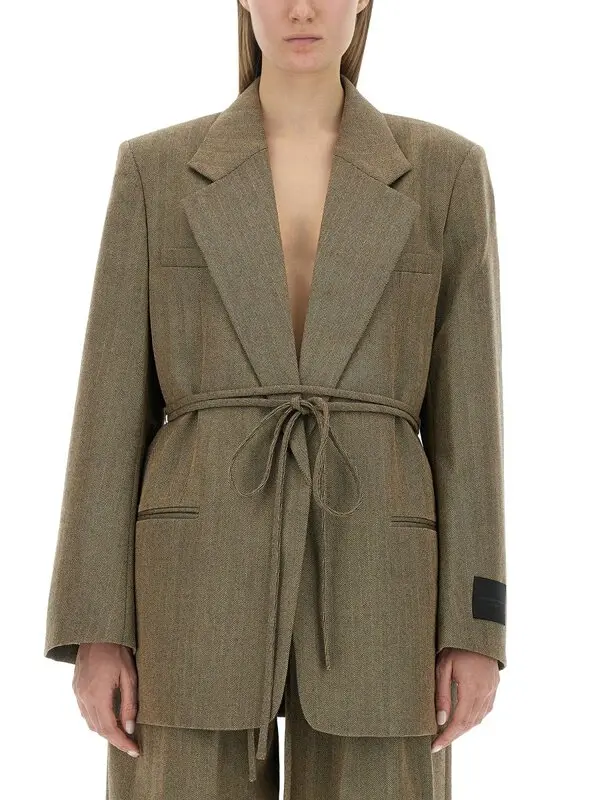 Alexander Wang Oversized Wool Blend Jacket