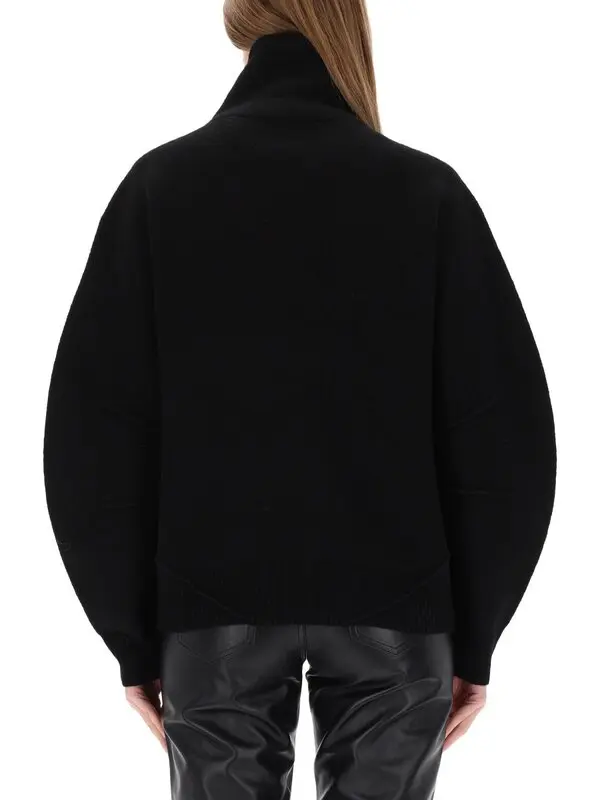 Helmut Lang Zippered 'apex' Jersey - Black