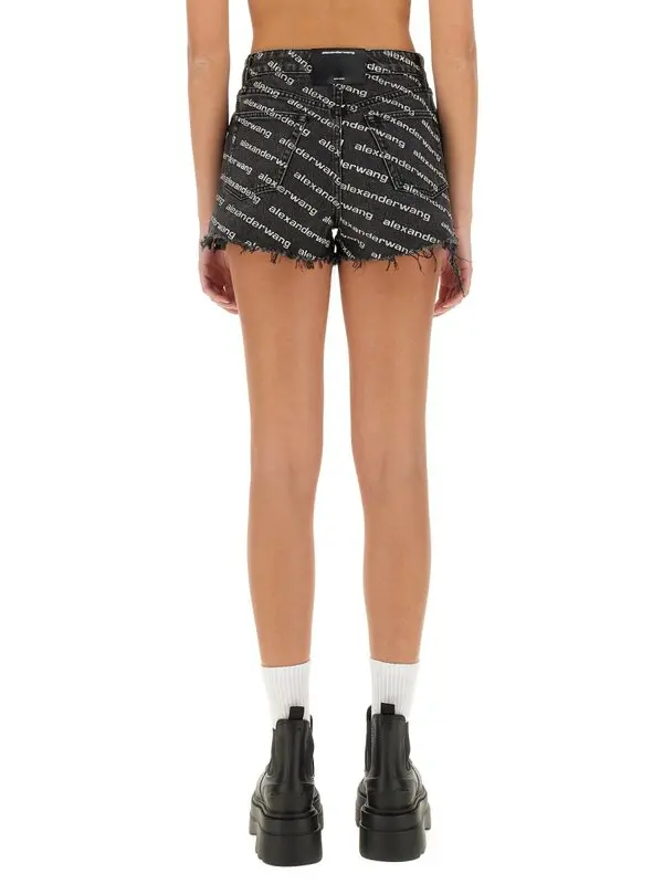 Alexander Wang Logo Shorts - Grey