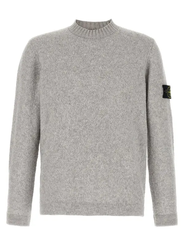 Stone Island Bouclé Wool Blend Sweater