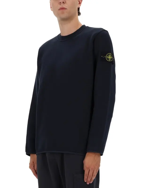 Stone Island Cotton Sweatshirt - Blue