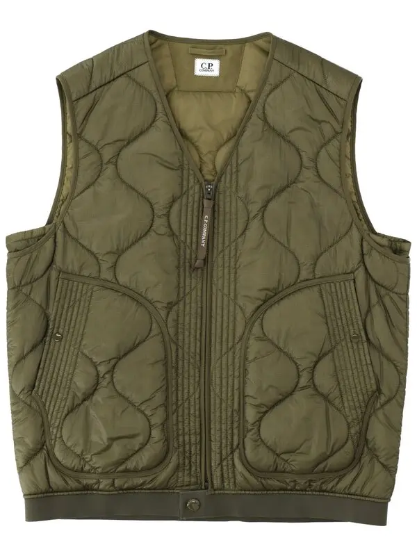 C.P. COMPANY Padded Vest - Military Green