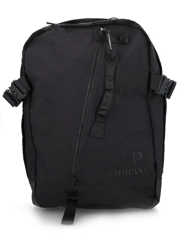 C.P. COMPANY Plain Paper Touch' Backpack - Black