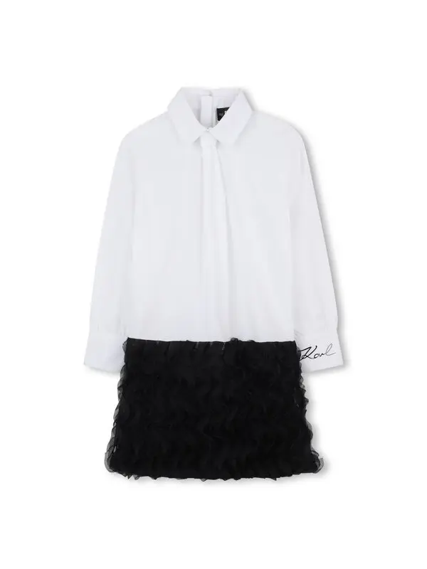 Karl Lagerfeld Cotton Dress - White