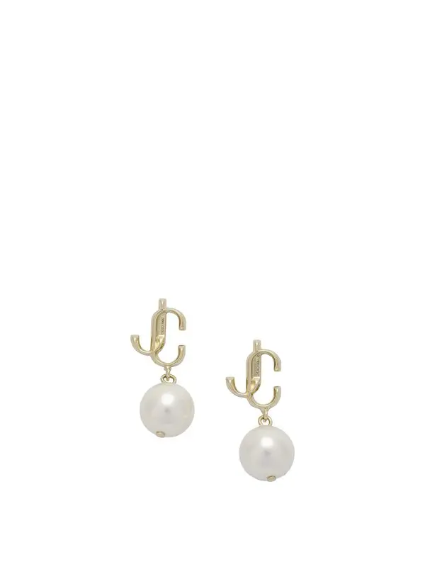 JIMMY CHOO Jc Pearl Earrings - Gold