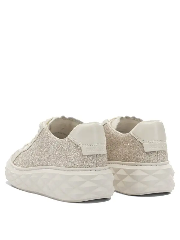 JIMMY CHOO Diamond Light Maxi Sneakers - Gold