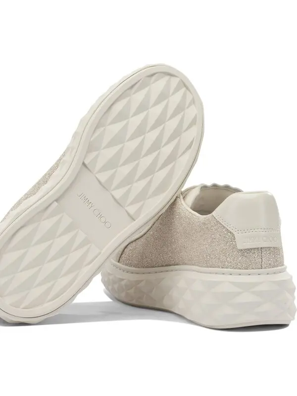 JIMMY CHOO Diamond Light Maxi Sneakers - Gold