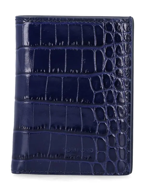 TOM FORD Wallets - Maritime Blue