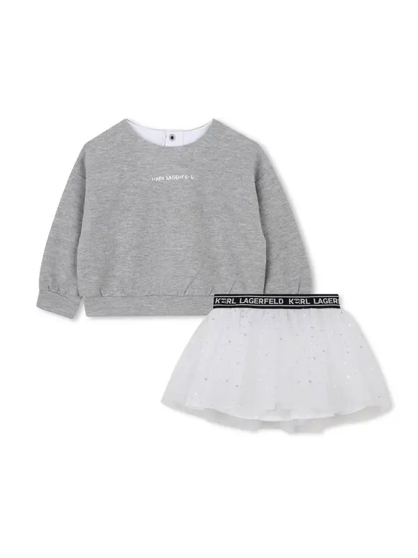 Karl Lagerfeld Shirt And Skirt Set