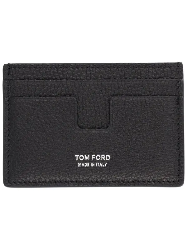 TOM FORD Card Holder With Logo - Black