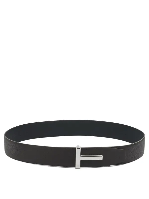 TOM FORD Reversible 't Icon' Belt - Brown