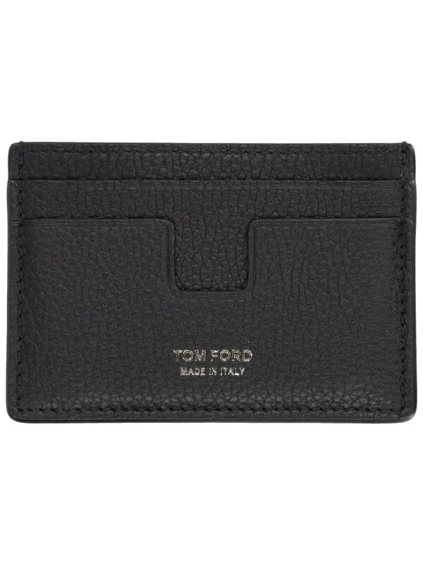 TOM FORD Card Holder With Logo - Black