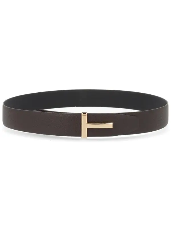 TOM FORD Belt With Buckle - Brown